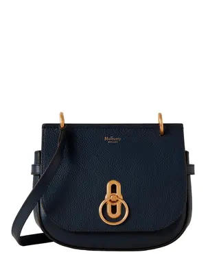 Mulberry Small Amberley Leather Satchel - Night Sky