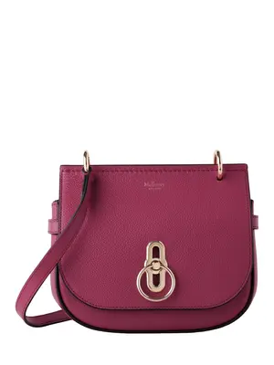 Mulberry Mulberry Small Amberley Leather Satchel Wild Berry