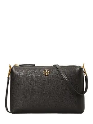 TORY BURCH Tory Burch Mercer Pebbled Zip Crossbody Bag