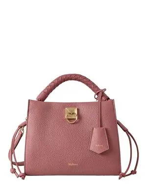 Mulberry Mulberry Small Iris Top Handle Bag Pink Scrumpy