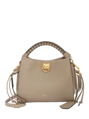 Mulberry Mulberry Small Iris Top Handle Bag Solid Grey