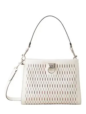 Mulberry Mulberry Small Iris Top Handle Bag White-rust