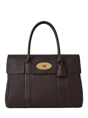 Mulberry Mulberry Bayswater Leather Satchel Ebony