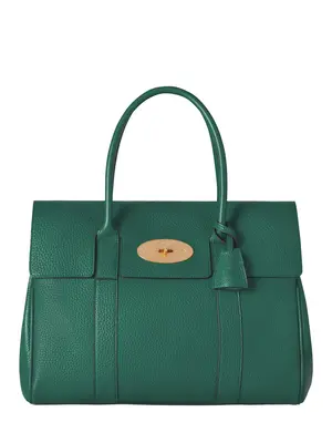 Mulberry Mulberry Bayswater Leather Satchel Malachite