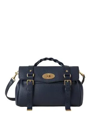 Mulberry Mulberry Alexa Leather Satchel Night Sky