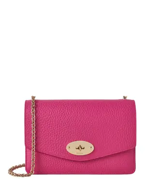 Mulberry Mulberry Small Darley Leather Crossbody Bag Mulberry Pink