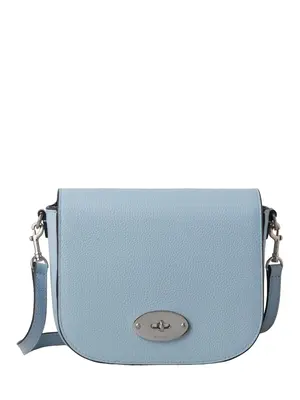 Mulberry Mulberry Small Darley Leather Crossbody Bag Poplin Blue
