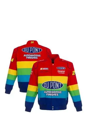 JH DESIGN Jeff Gordon Twill Uniform Full-snap Jacket - Red