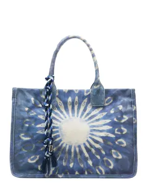 Vince Camuto Vince Camuto Orla Canvas Tote Dk Blue Multi