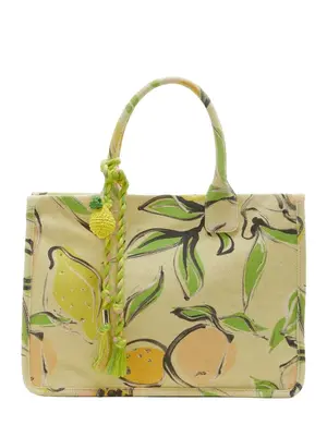 Vince Camuto Vince Camuto Orla Canvas Tote Lemon Multi