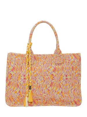 Vince Camuto Vince Camuto Orla Canvas Tote Multi/snake Print