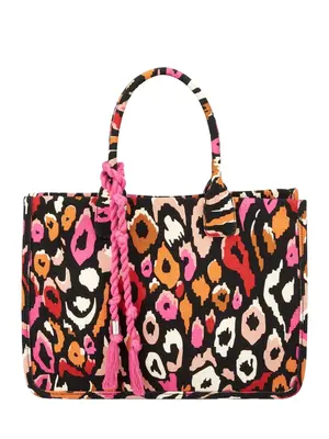 Vince Camuto Vince Camuto Orla Canvas Tote Pink Multi 2