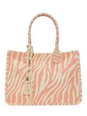 Vince Camuto Vince Camuto Orla Canvas Tote Starfish Heavy Textured Canvas