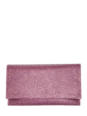 Nina Nina Crystal Clutch Amethyst