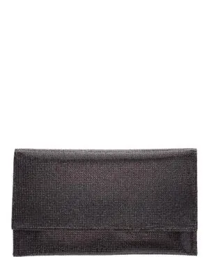 Nina Crystal Clutch - Chocolate