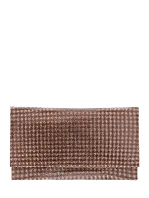 Nina Nina Crystal Clutch Light Mocha
