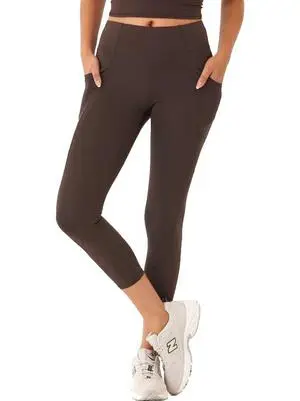 THREADS 4 THOUGHT Rita High Waist Pocket Leggings Espresso