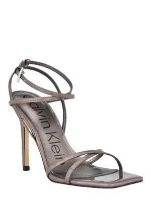 Calvin Klein Calvin Klein Tegin Strappy Sandals Pewter