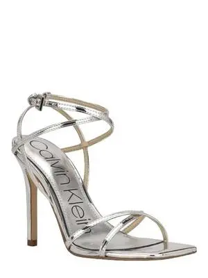 Calvin Klein Calvin Klein Tegin Strappy Sandals Silver