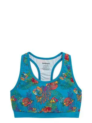 TOMBOYX Racerback Soft Bra Rainbow Fish
