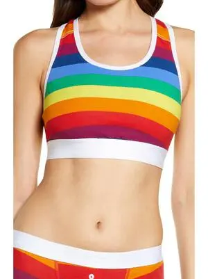 TOMBOYX Racerback Soft Bra Rainbow Pride