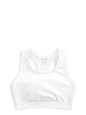 TOMBOYX Racerback Soft Bra White