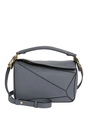 Loewe Small Puzzle Leather Bag - Grey 1640