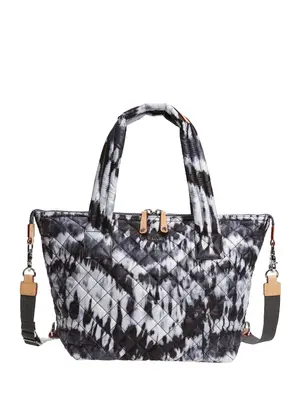 Mz Wallace Medium Sutton Quilted Shoulder Bag Wave Tie-dye