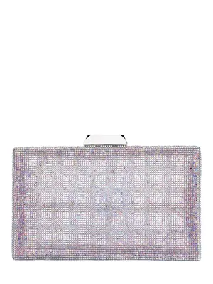 Nina Nina Desyre Crystal Minaudière White Ab