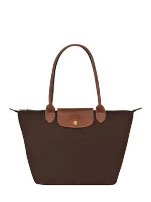 Longchamp Longchamp Medium Le Pliage Shoulder Tote Ebony