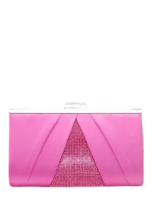Nina Ophelia Frame Clutch - Ultra Pink