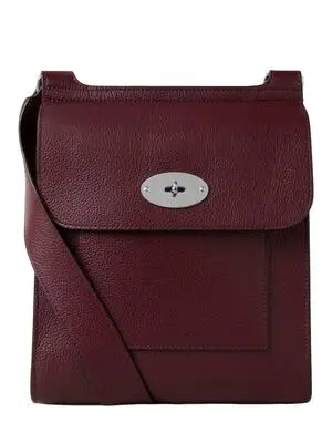 Mulberry Small Antony Leather Crossbody Bag - Black Cherry