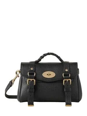 Mulberry Mulberry Mini Alexa Leather Satchel Black