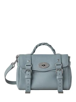 Mulberry Mulberry Mini Alexa Leather Satchel Cloud