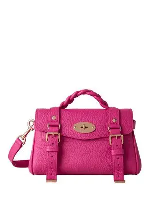 Mulberry Mulberry Mini Alexa Leather Satchel Mulberry Pink