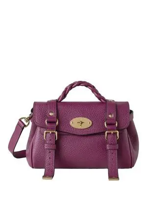 Mulberry Mulberry Mini Alexa Leather Satchel Orchid Bloom