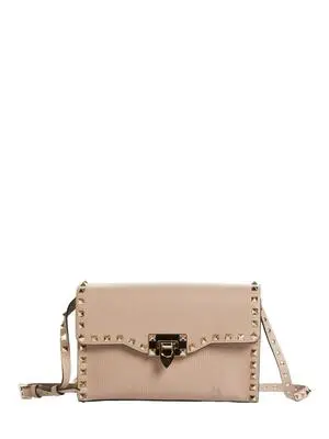 Valentino Garavani Rockstud Shoulder Bag - Poudre