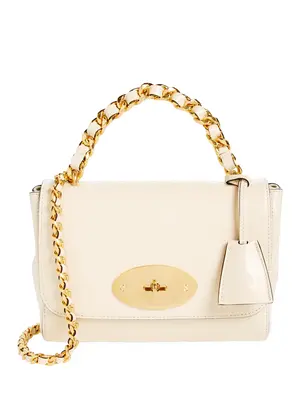 Mulberry Lily Heavy Grain Leather Satchel Eggshell