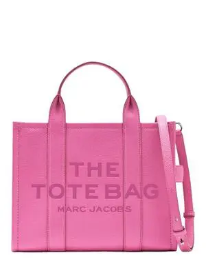 Marc Jacobs Marc Jacobs The Leather Medium Tote Bag Bow Pink