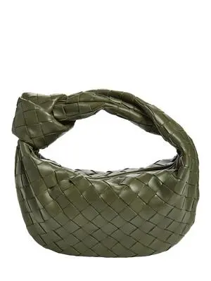 BOTTEGA VENETA Mini Jodie Intrecciato Leather Top Handle Bag