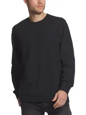 CUTS Cuts Hyperloop Split Hem Crewneck Sweatshirt Black