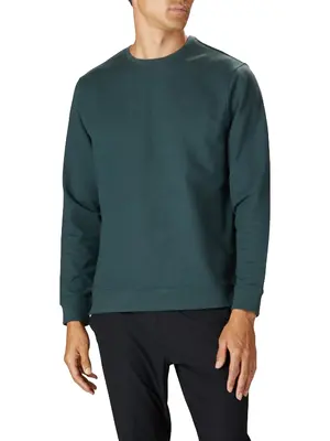 CUTS Cuts Hyperloop Split Hem Crewneck Sweatshirt Bonsai