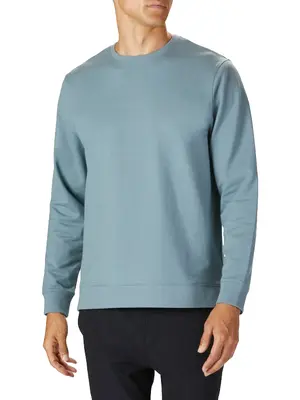 CUTS Cuts Hyperloop Split Hem Crewneck Sweatshirt Breeze