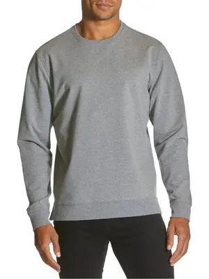 CUTS Cuts Hyperloop Split Hem Crewneck Sweatshirt Heather Grey