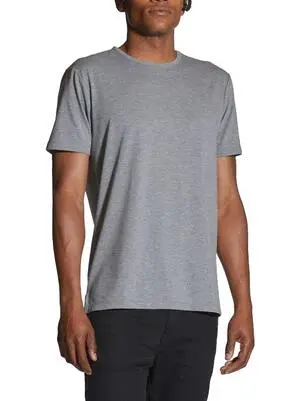 CUTS Ao Split Hem T-shirt - Heather Grey