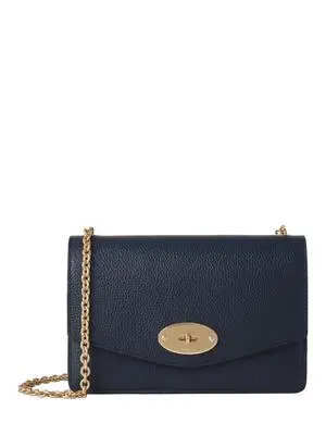 Mulberry Small Darley Leather Clutch - Night Sky