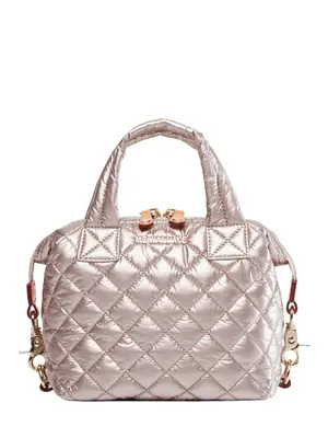 Mz Wallace MZ Wallace Micro Sutton Tote Rose Gold Metallic