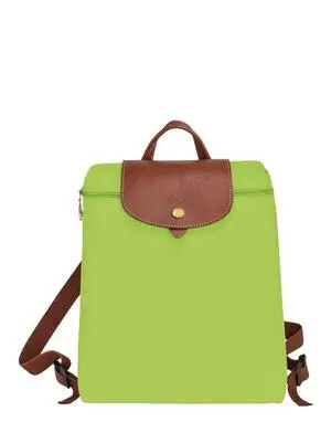 Longchamp Le Pliage Nylon Canvas Backpack - Green