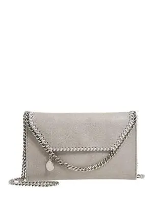 Stella McCartney Mini Falabella Crossbody Bag - Light Grey