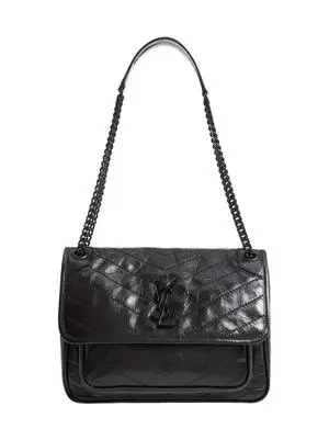 Saint Laurent Medium Niki Shoulder Bag - Noir